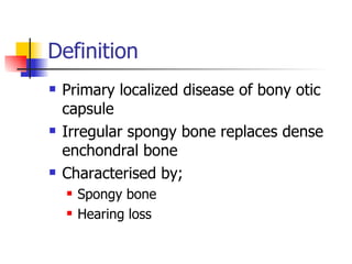 Otosclerosis | PPT