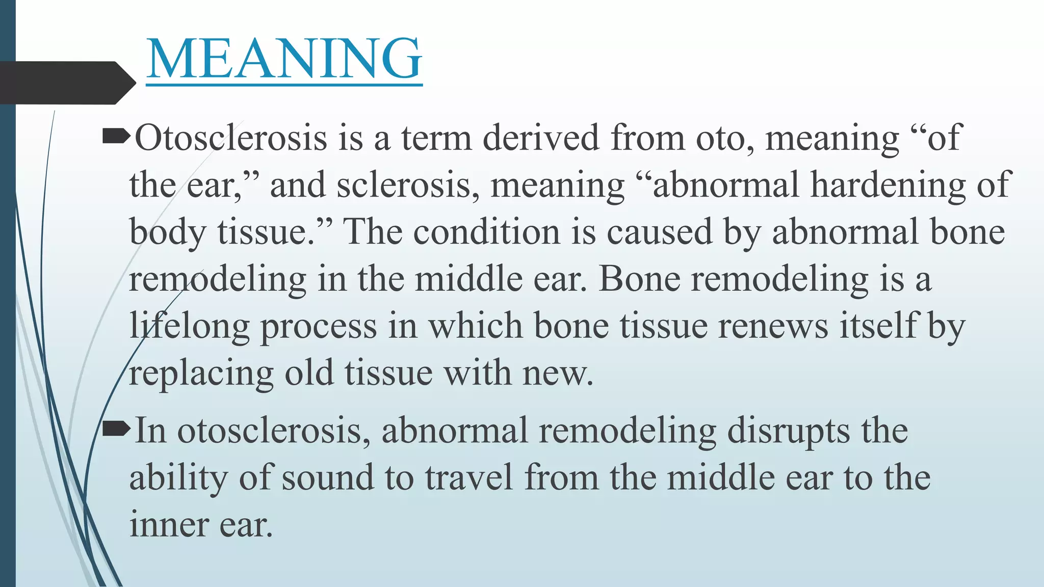 Otosclerosis | PPTX