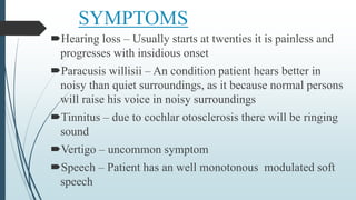 Otosclerosis | PPTX