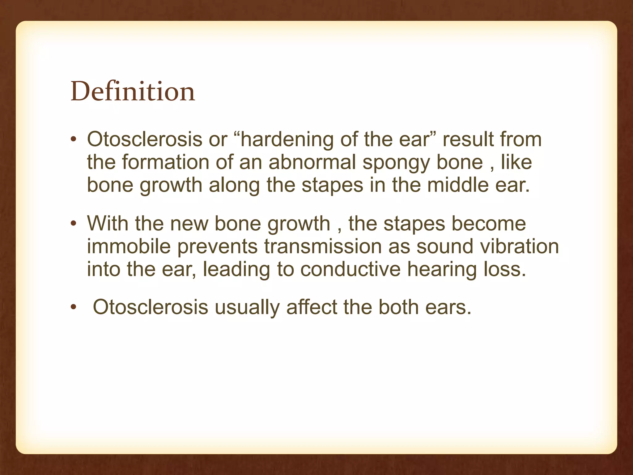 Otosclerosis | PPT