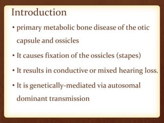 Otosclerosis | PPT