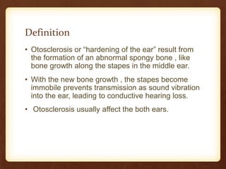 Otosclerosis | PPT