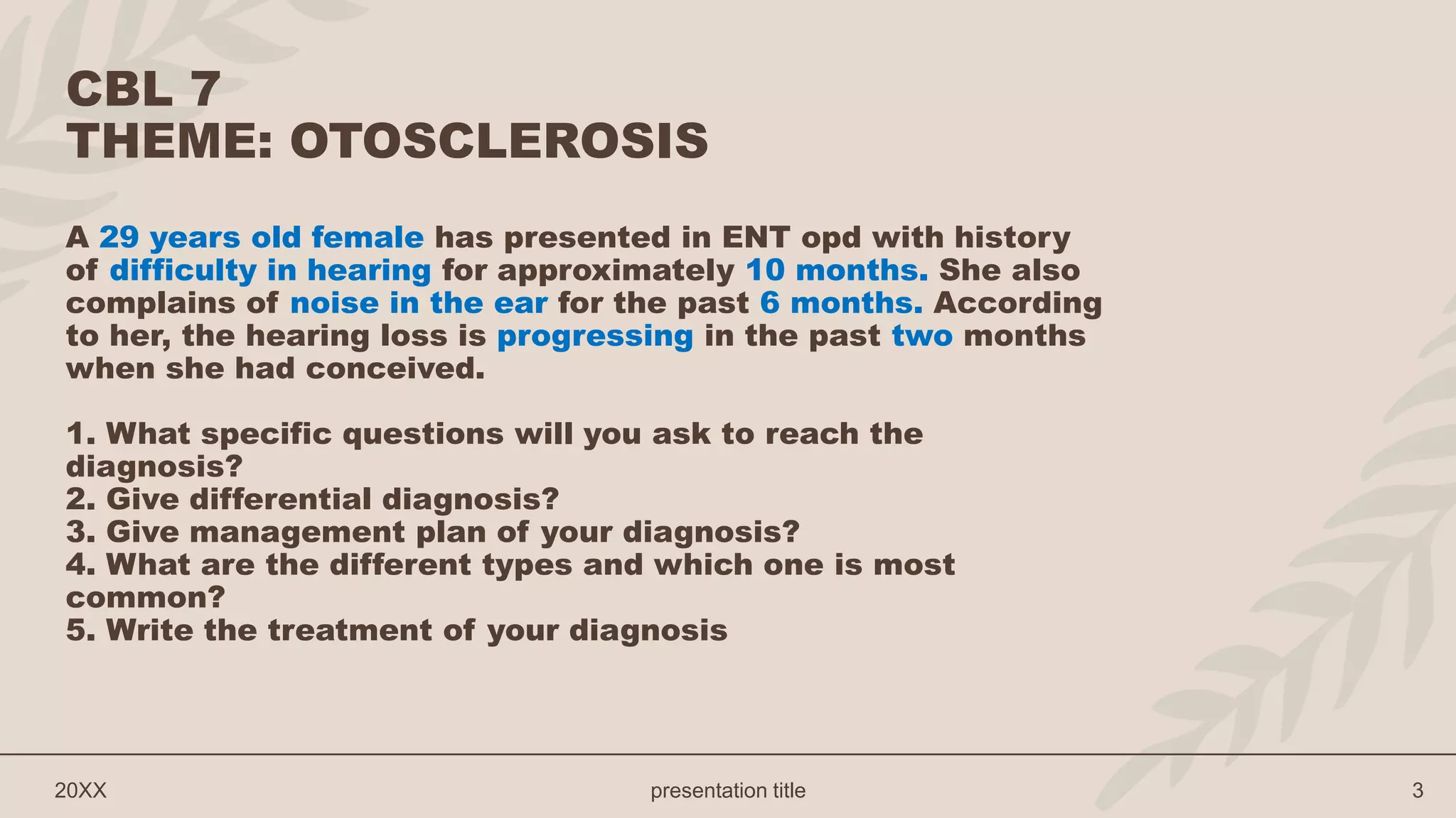 OTOSCLEROSIS | PPTX