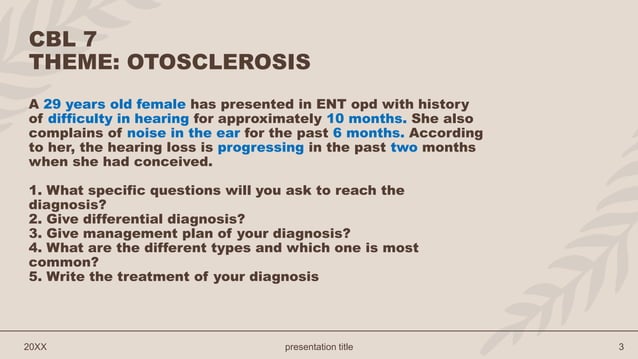 OTOSCLEROSIS | PPT