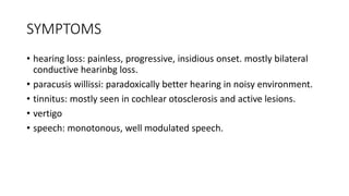 OTOSCLEROSIS in ear nose and throat .pptx