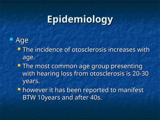 Otosclerosis -Disease of Ear- Otorhionolaryngology | PPT