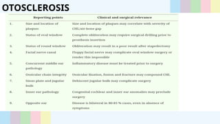 otosclerosis- history, pathology, stapedectomy | PPTX
