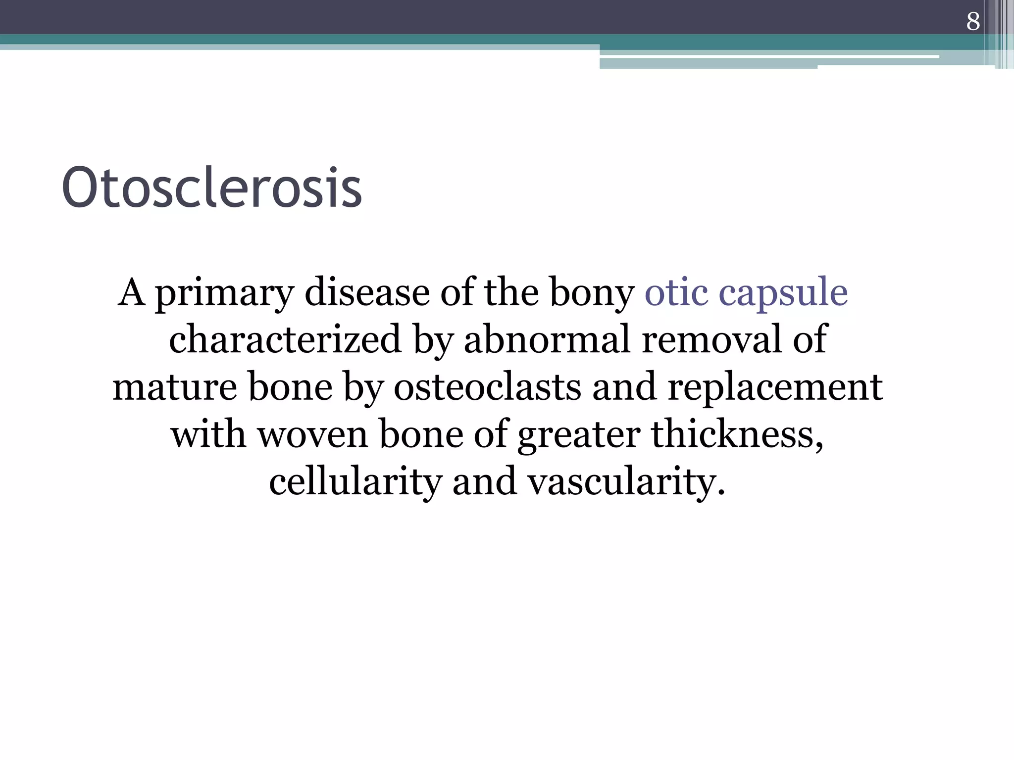 Otosclerosis ENT | PPTX