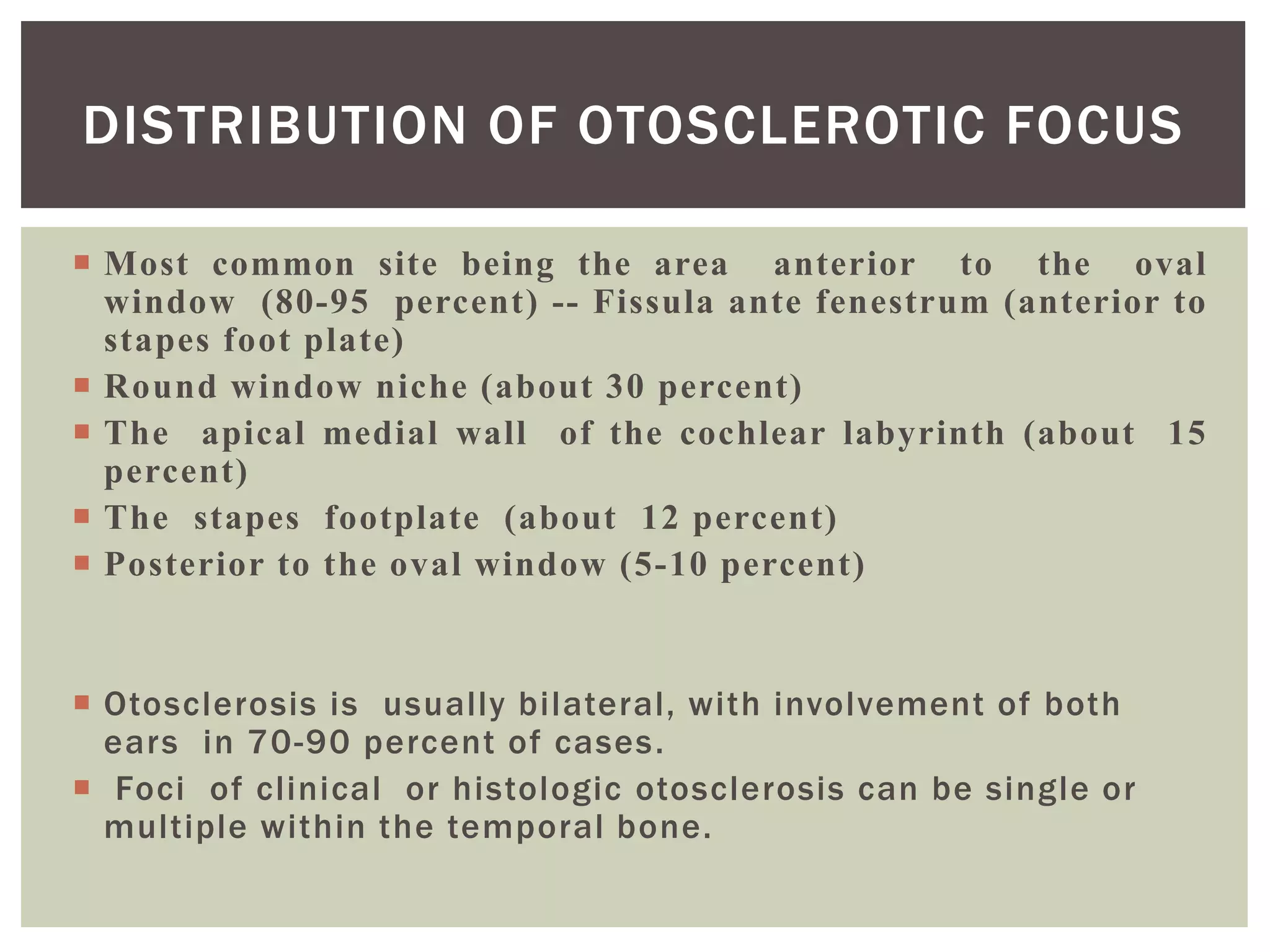 Otosclerosis | PPTX