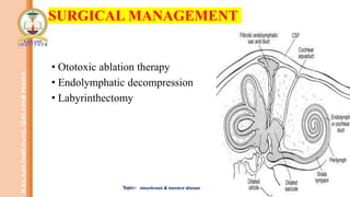 Otosclerosis & meniere's disease ppt for nursing students | PPT