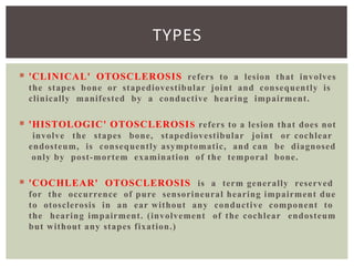 otosclerosis kalpana.pptx ent ear ppt . | PPTX