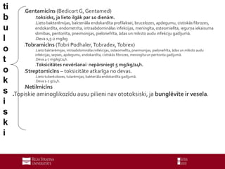 Ototoksiski medikamenti | PPTX