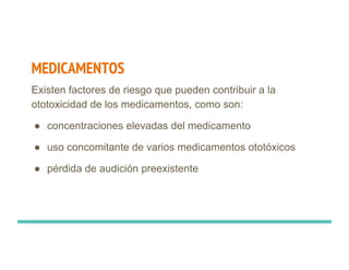 Ototoxicidad | PDF