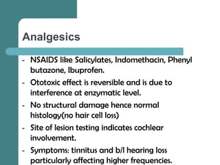 Ototoxicity | PPTX
