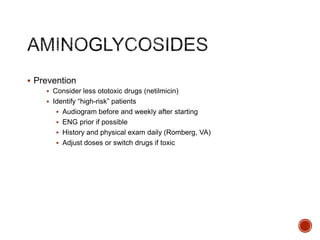 Ototoxicity | PPTX