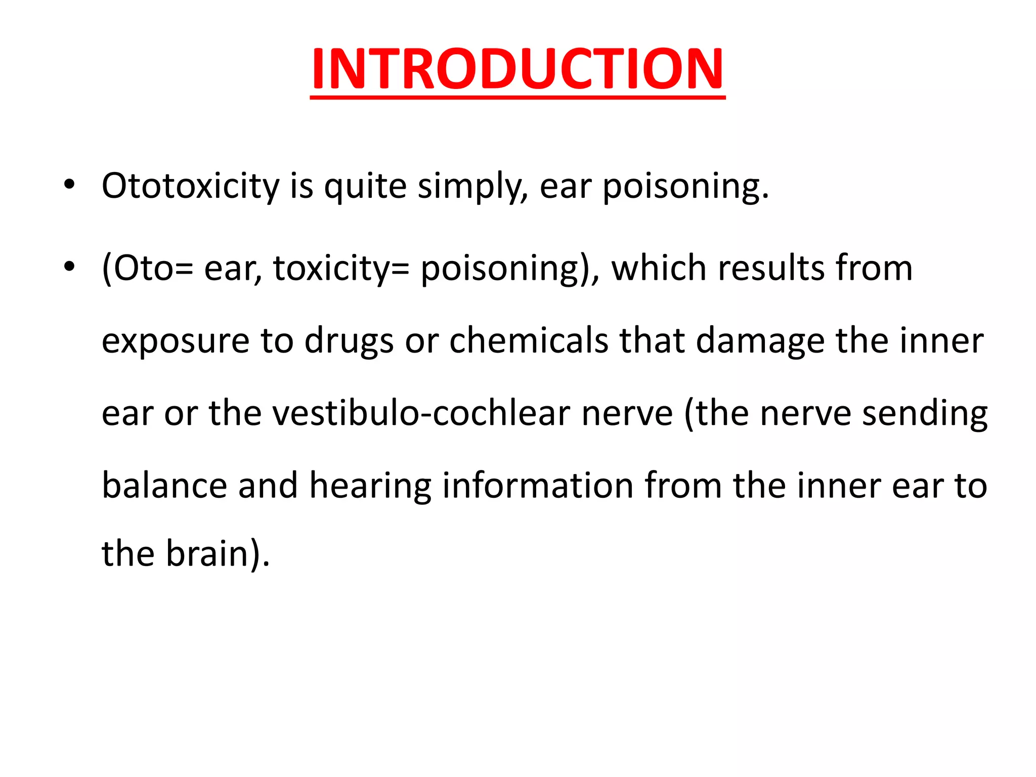 Ototoxicity | PDF