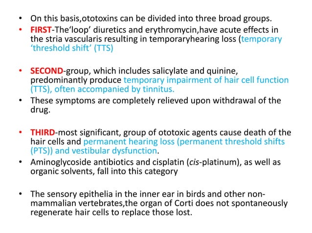 Ototoxicity | PPTX
