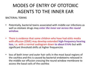 Ototoxicity | PPTX