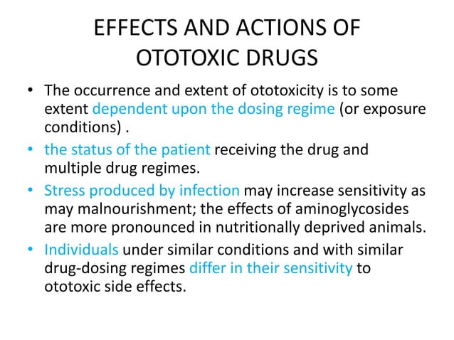 Ototoxicity | PPTX