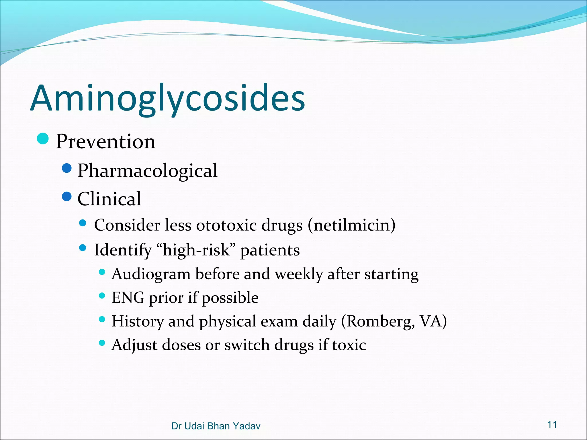 Ototoxicity of drugs. | PPT