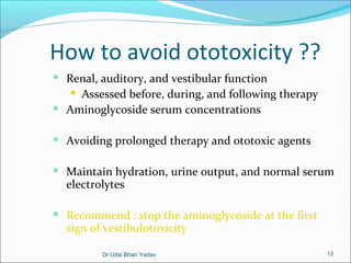 Ototoxicity of drugs. | PPT