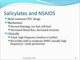 Ototoxicity of drugs. | PPT