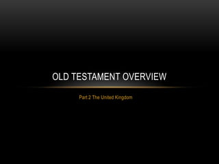 Old Testament Overview | PPTX