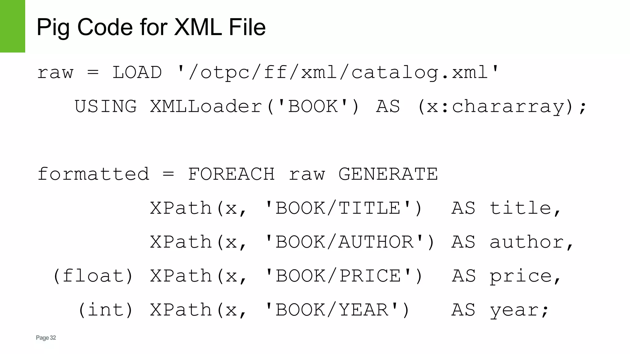 Transformation Processing Smackdown; Spark vs Hive vs Pig | PPT