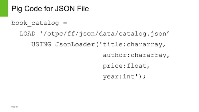 Transformation Processing Smackdown; Spark vs Hive vs Pig | PPT