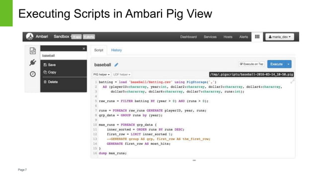 Transformation Processing Smackdown; Spark vs Hive vs Pig | PPT