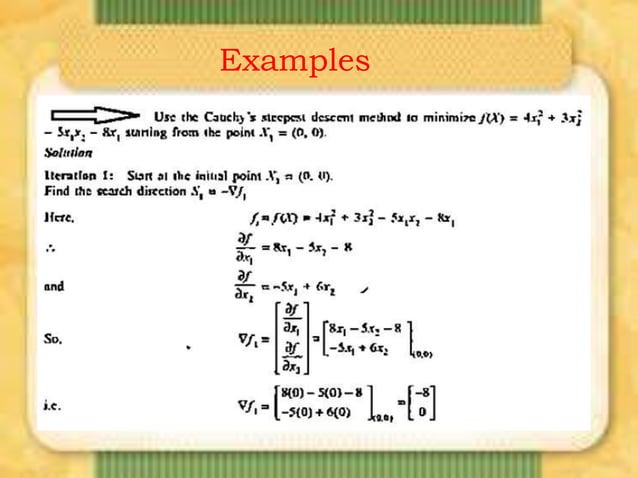 Gradient Search Cauchy Method | PPTX