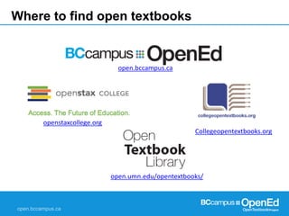Open Textbooks presentation for Faculty | PPTX