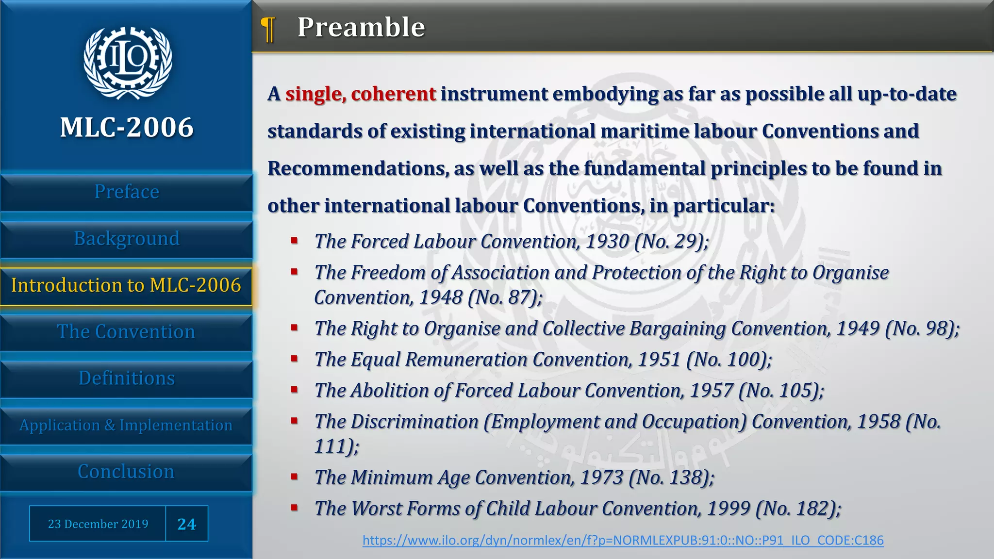 Maritime Labour Convention (MLC 2006) | PDF