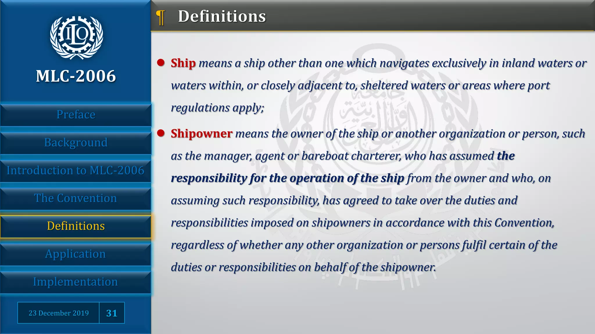 Maritime Labour Convention (MLC 2006) | PDF