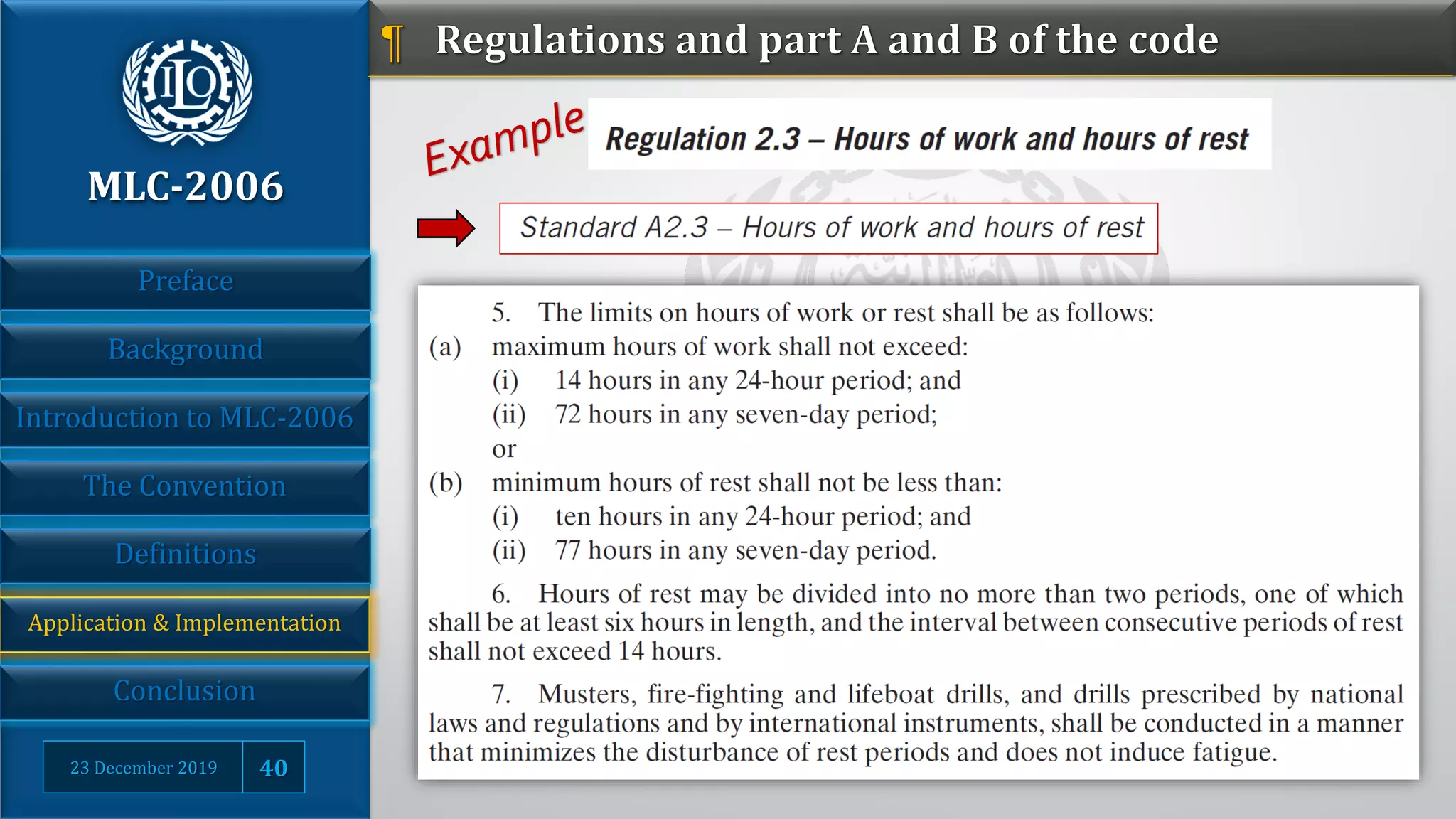 Maritime Labour Convention (MLC 2006) | PDF