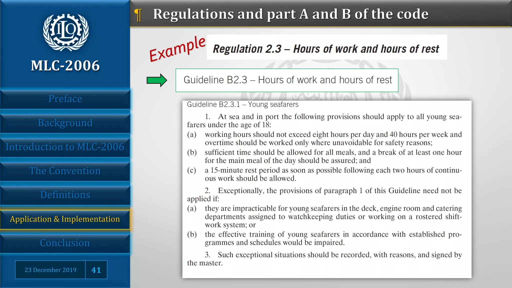 Maritime Labour Convention (MLC 2006) | PDF
