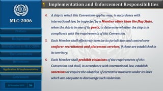 Maritime Labour Convention (MLC 2006) | PDF