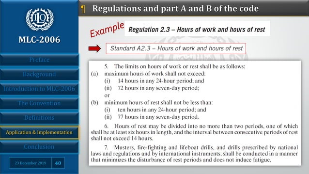 Maritime Labour Convention (MLC 2006) | PDF