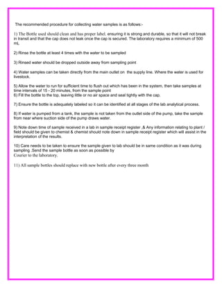 water analysis sop | DOC