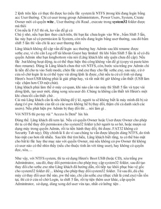 đOạt quyền administrator trong windows xp | PDF