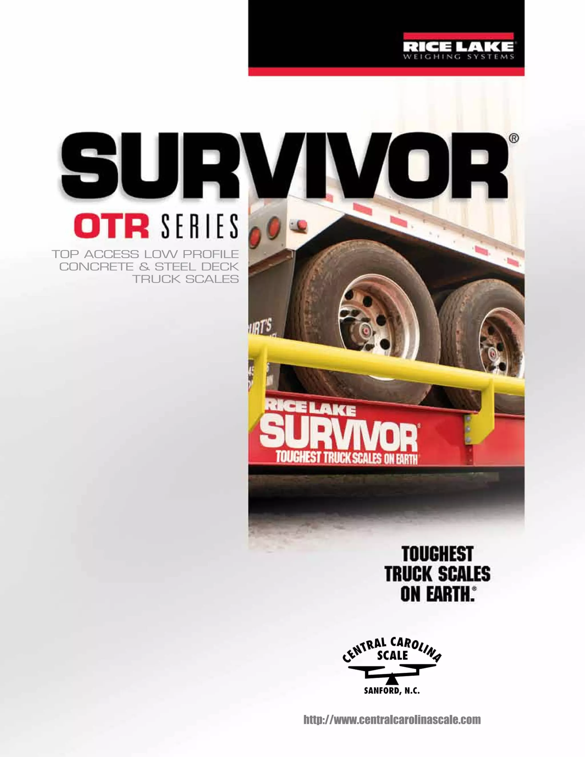 Rice Lake Survivor OTR Truck Scale | PDF