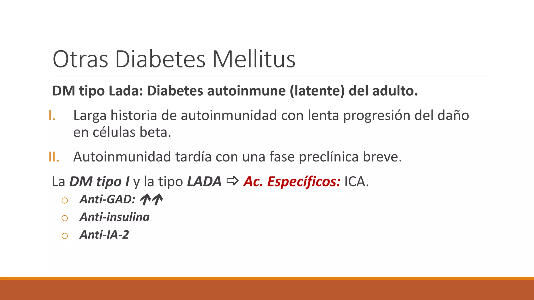 Otras Diabetes: Diabetes Tipo Lada y tipo MODY | PPTX | Diabetes ...