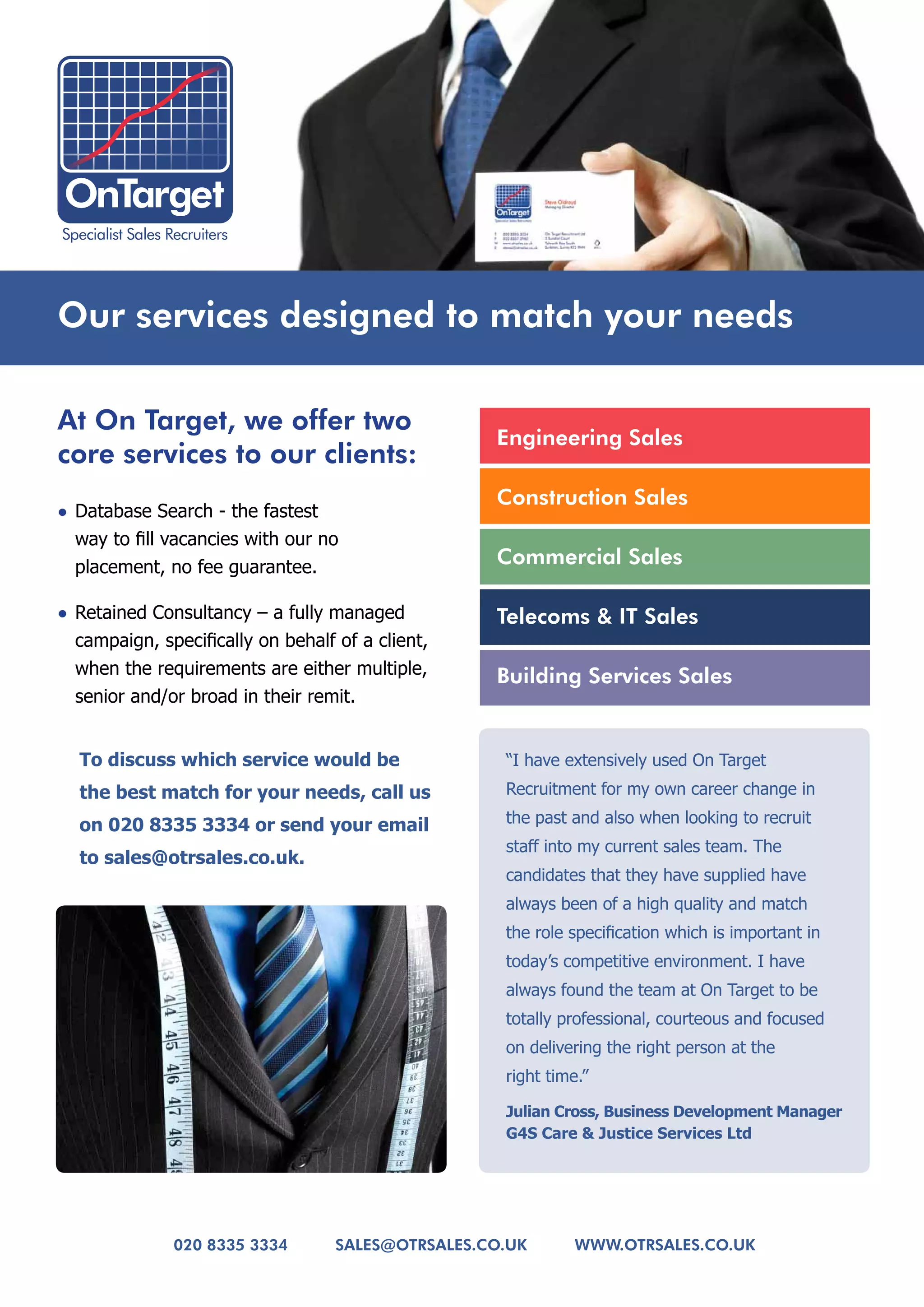 On Target Recruitment Brochure | PDF