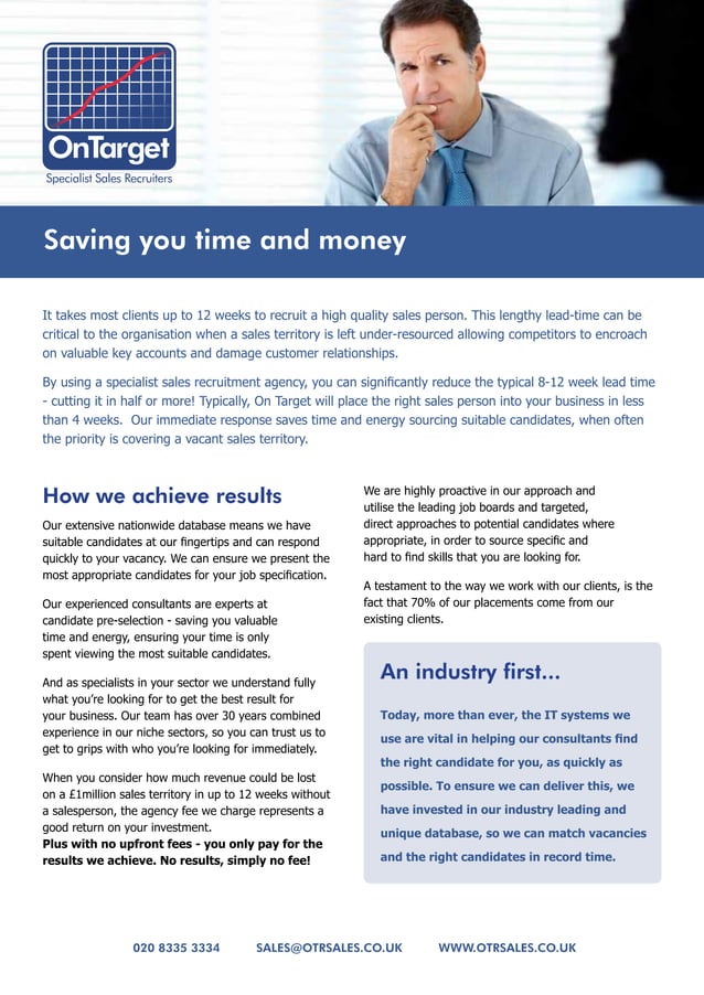 On Target Recruitment Brochure | PDF