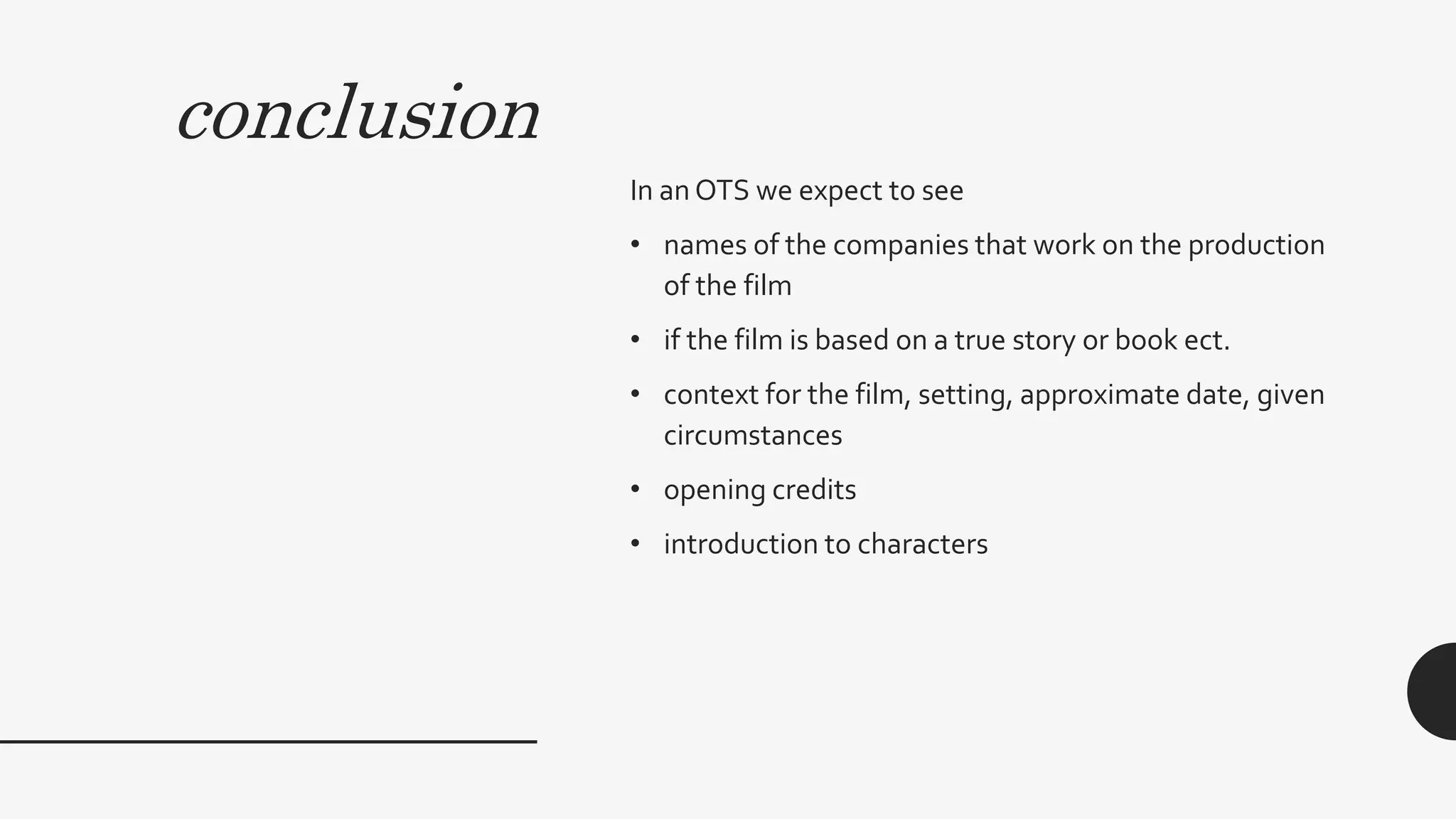 What is an OTS | PPT