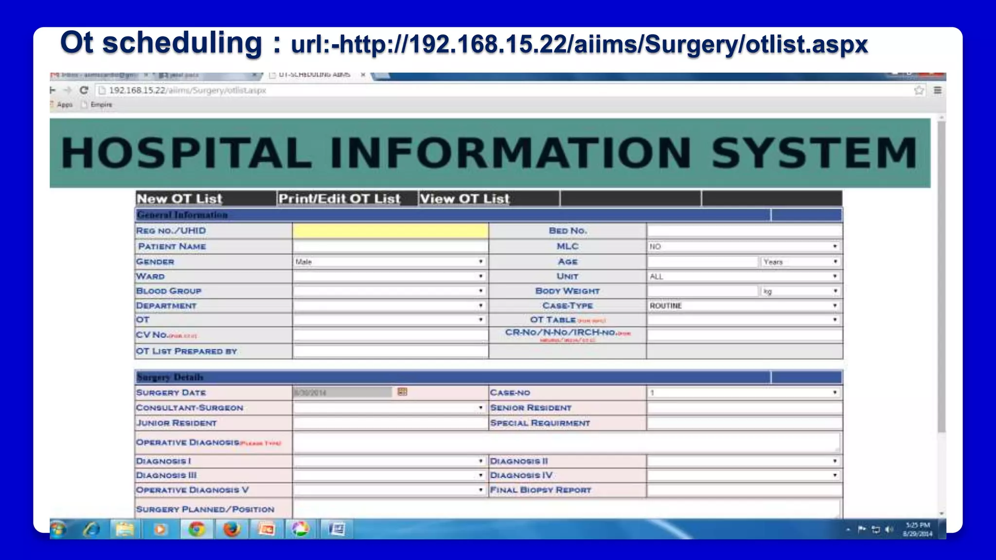 Ot scheduling module | PPT