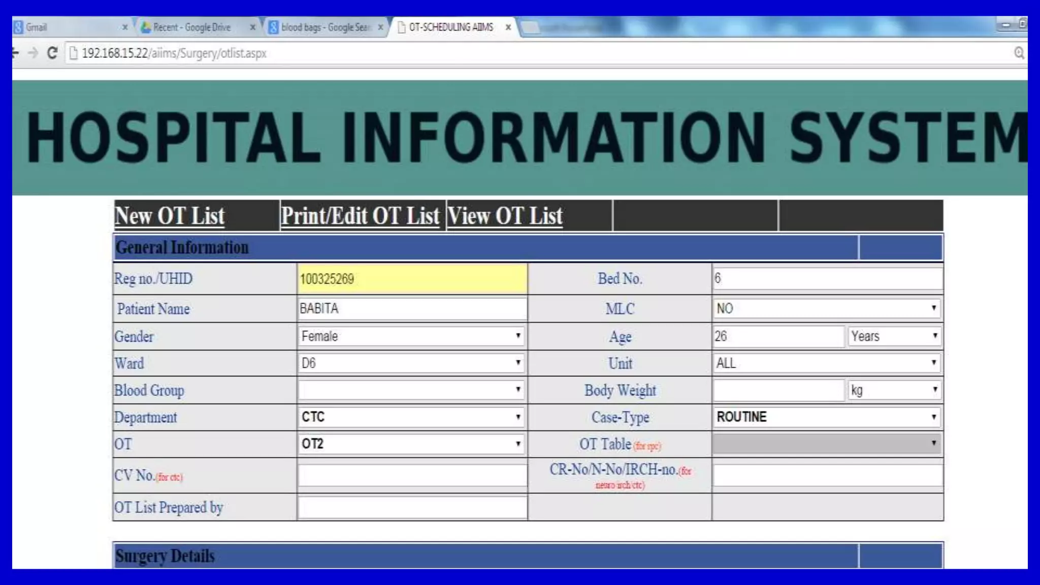 Ot scheduling module | PPT