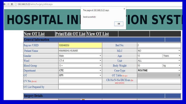 Ot scheduling module | PPT