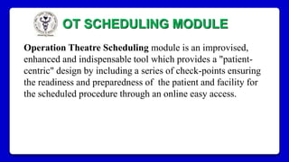 Ot scheduling module | PPT