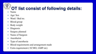 Ot scheduling module | PPT